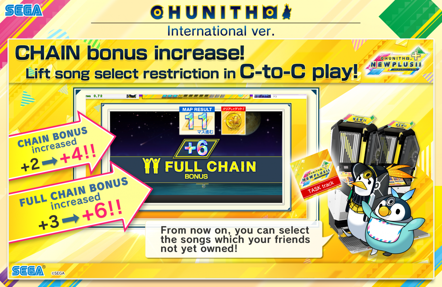 “CHUNITHM NEW PLUS” Details of 10/13 Update [1] | CHUNITHM International ver.